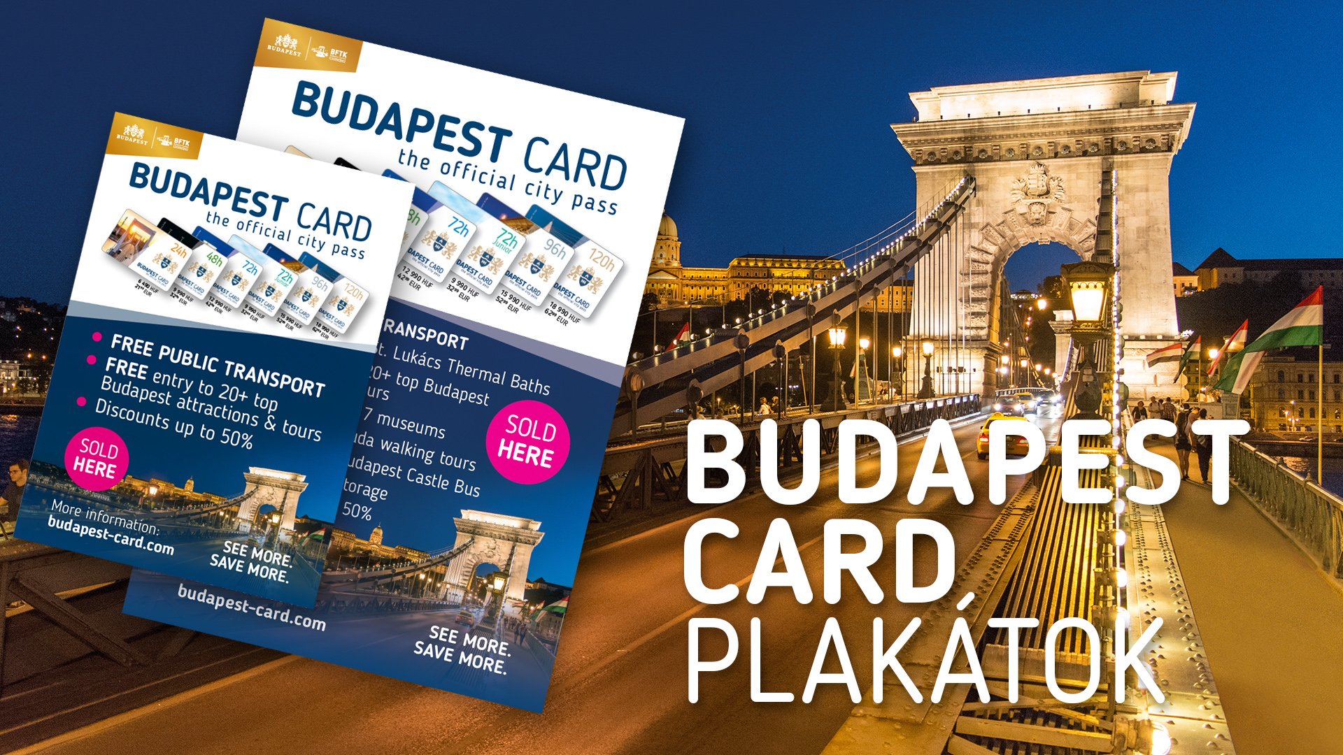 Budapest Card plakátok