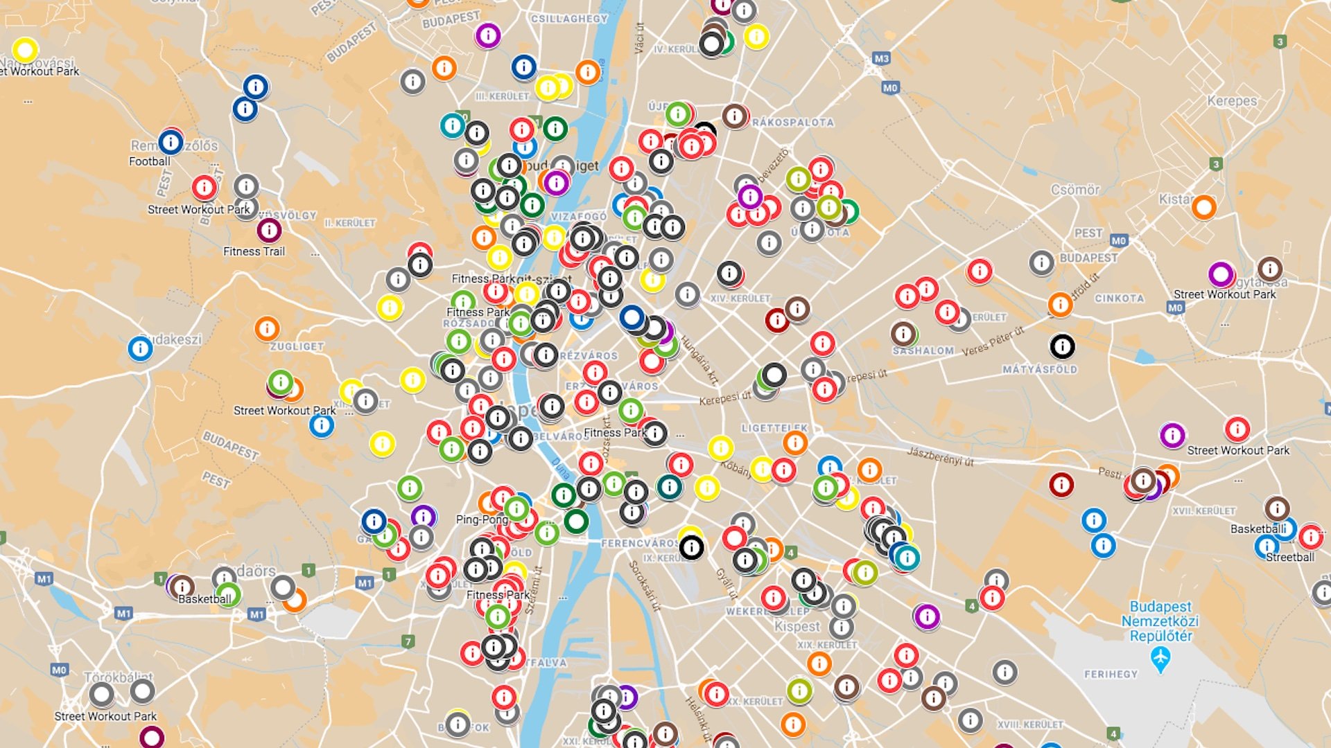 Information on cycling in Budapest