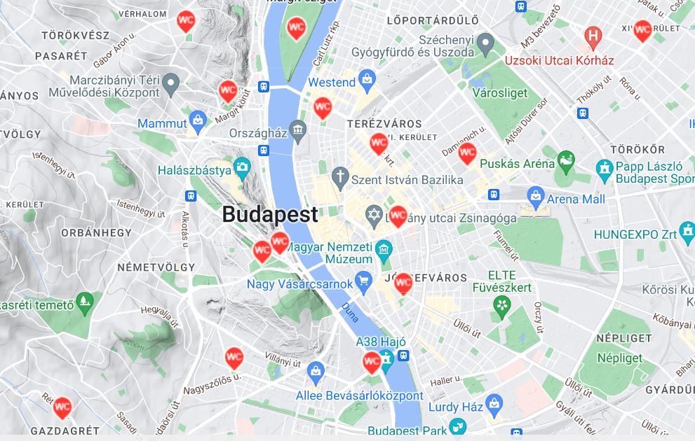 Budapest metro map with attractions | Mattgrangerphotography.com
