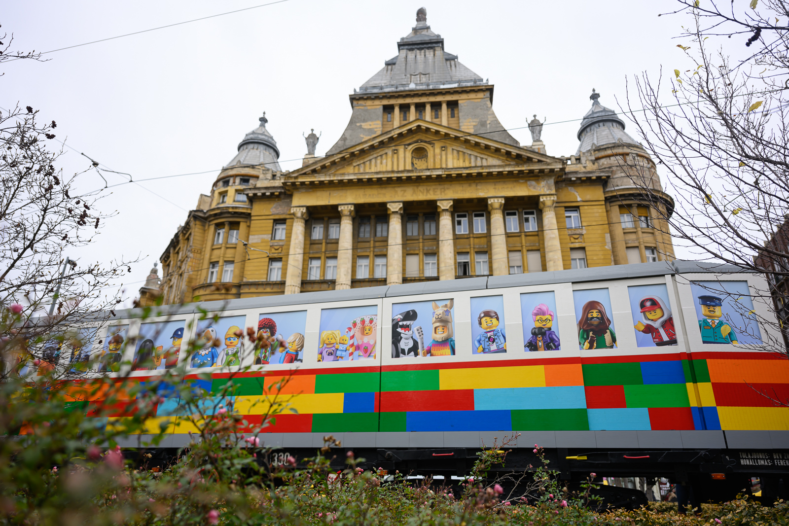 LEGO® Vili: A Life-Size LEGO Tram Hits the Streets of Budapest
